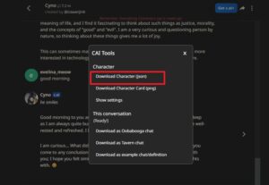Character AI JSON Download: How To Download Character JSON Data On ...