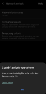 T-Mobile All Unlock Reason Codes With Detailed Explanation - NetworkBuildz