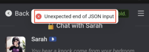 How To Fix "Unexpected End Of JSON Input" On Janitor AI - NetworkBuildz