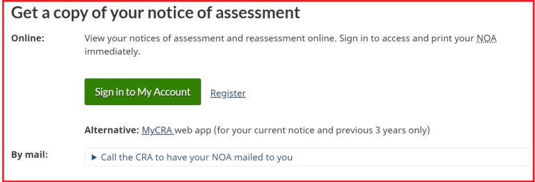 How Do I Get My Notice Of Assessment From The CRA - NetworkBuildz