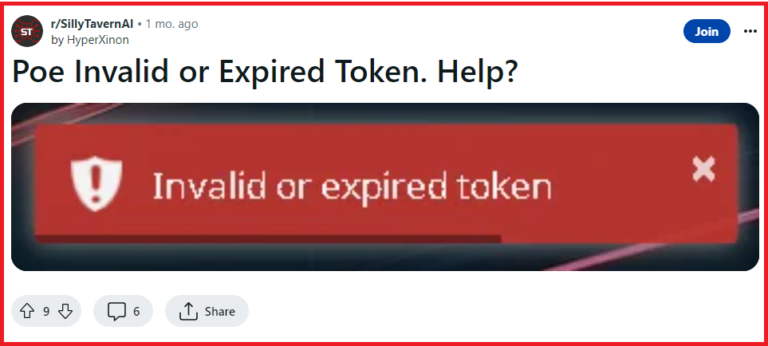 How To Fix "Invalid Or Expired Token" On Poe AI - NetworkBuildz