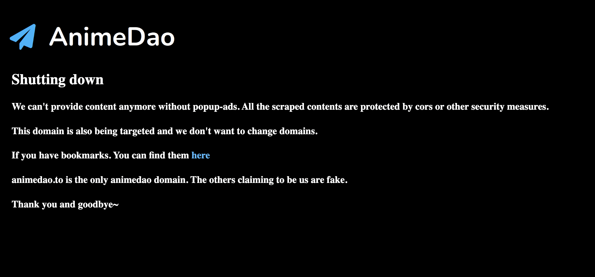 Why Did Animedao Shut Down? - NetworkBuildz