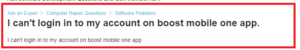 How To Fix Boost Mobile Login Not Working - NetworkBuildz
