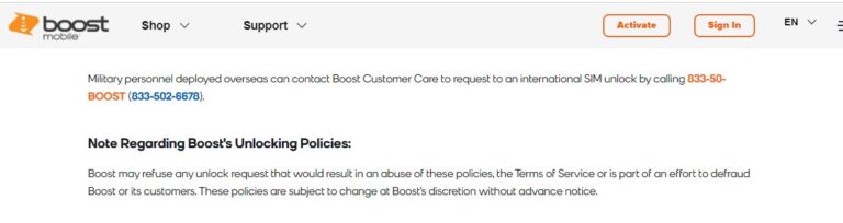 Boost Mobile Unlock Policy: Detailed Guide - NetworkBuildz