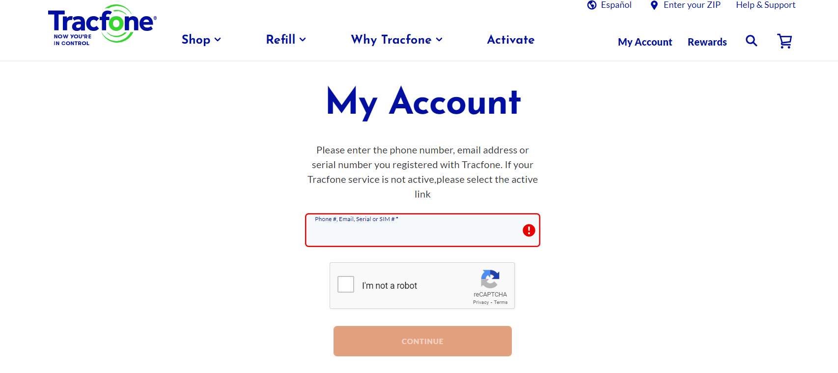 Tracfone Account Number Transfer Pin Number And Zip Code Networkbuildz