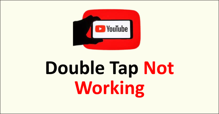 How To Fix YouTube Double Tap Not Working - NetworkBuildz