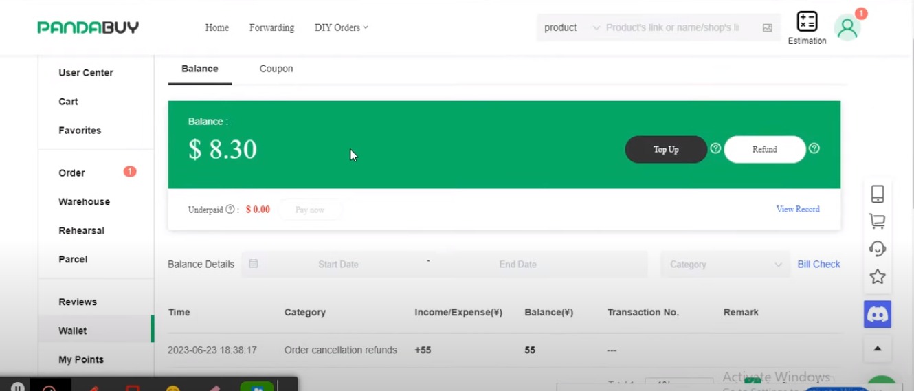 How To Withdraw Money From PandaBuy Balance - NetworkBuildz