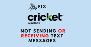 How To Fix Cricket Wireless Not Sending Or Receiving Text Messages ...
