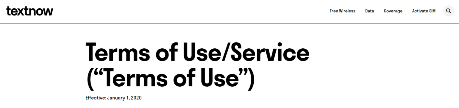 How To Fix “This Account Has Violated Our Terms Of Use” On TextNow ...