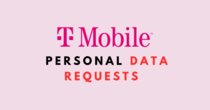 T-Mobile Personal Data Requests: Confirming Your Personal Information ...
