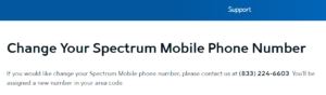 How To Change Spectrum Mobile Number - NetworkBuildz