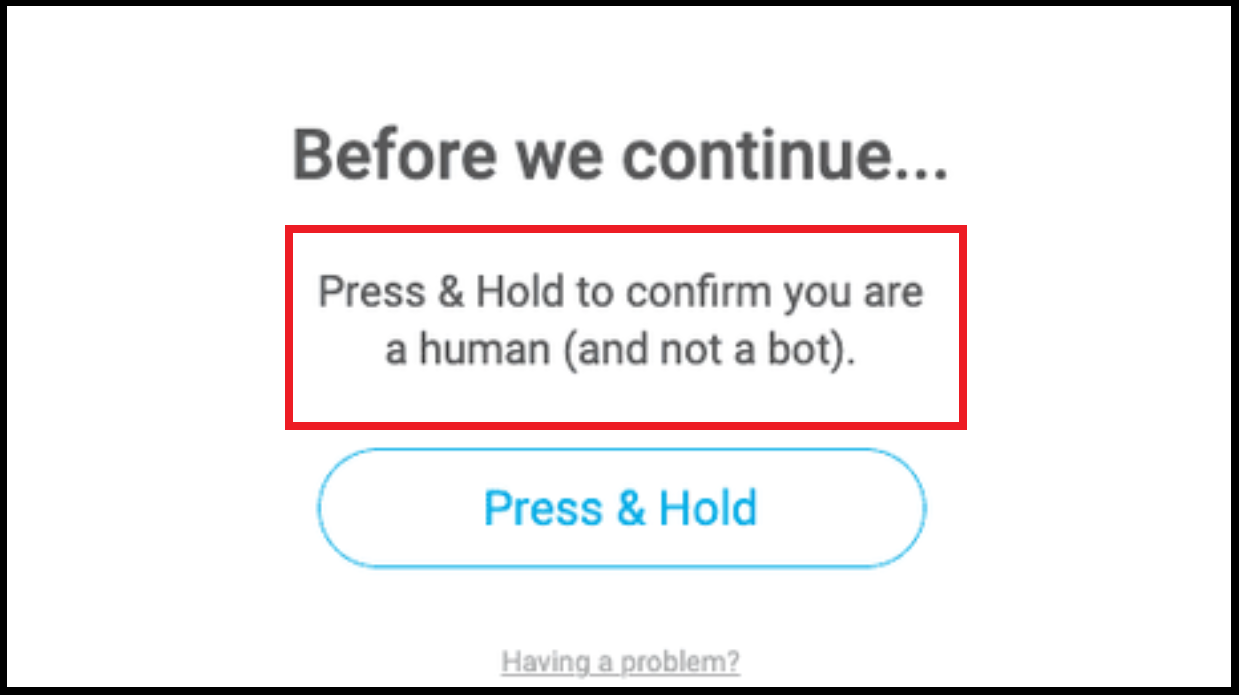 How To Fix “Please Verify You Are A Human Press And Hold” - NetworkBuildz