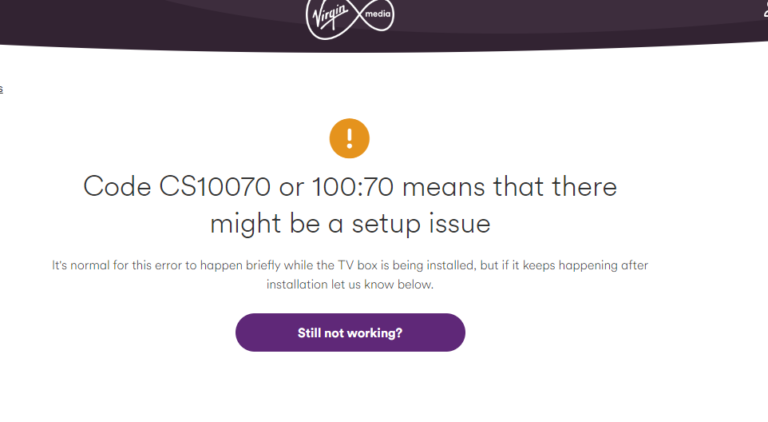 Virgin Media Error Codes List: Your Guide To Quick Troubleshooting ...