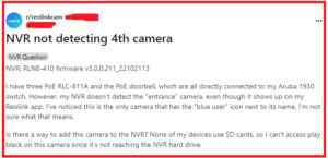 How To Fix Reolink NVR Not Detecting Camera - NetworkBuildz