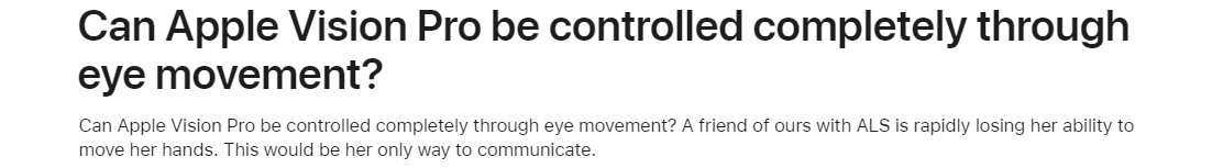 Can Apple Vision Pro Be Controlled Completely Through Eye Movement ...