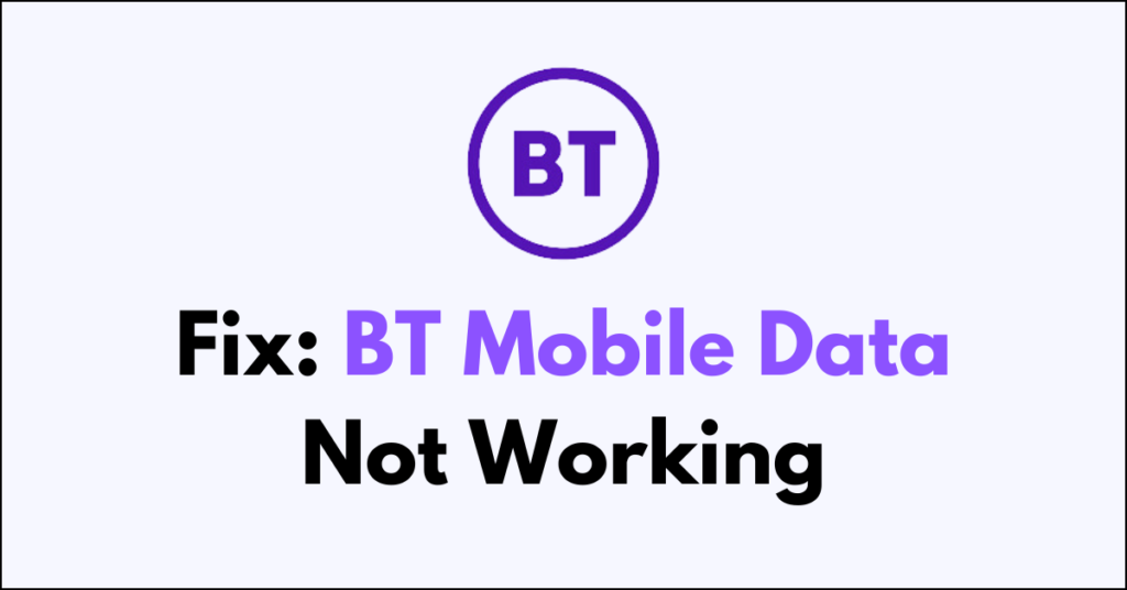 How To Fix Bt Mobile Data Not Working Networkbuildz