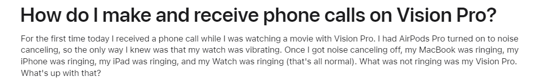 How Do Make And Receive Phone Calls On Vision Pro - NetworkBuildz